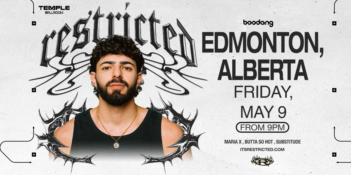 Restricted - Edmonton - Temple Ballroom - Edmonton - May 9, 2025 · Showpass