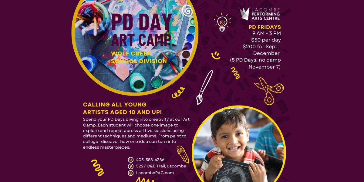 PD Day Art Camp - Lacombe Performing Art Centre - Lacombe - Jan 30 ...