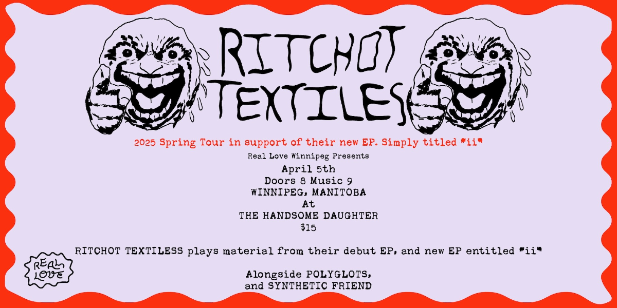 Ritchot Textiles "ii" EP Release w/ Polyglots & Synthetic Friend - The ...